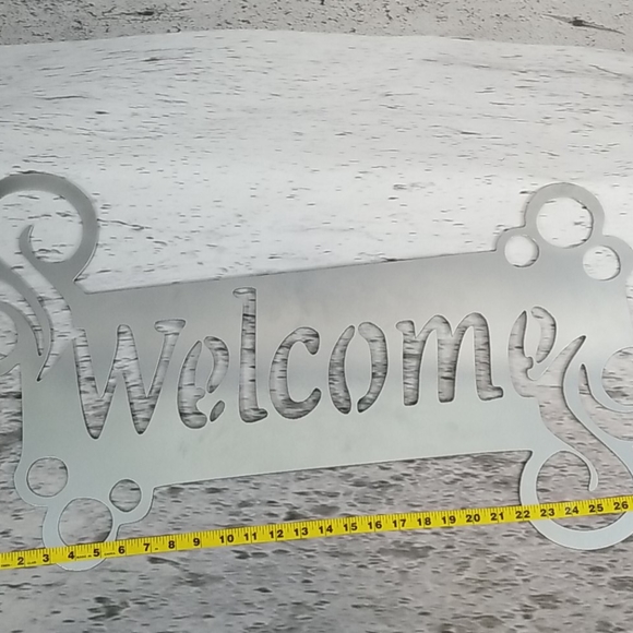 Wall Decor | Welcome Sign Steel Wall Sign | Poshmark